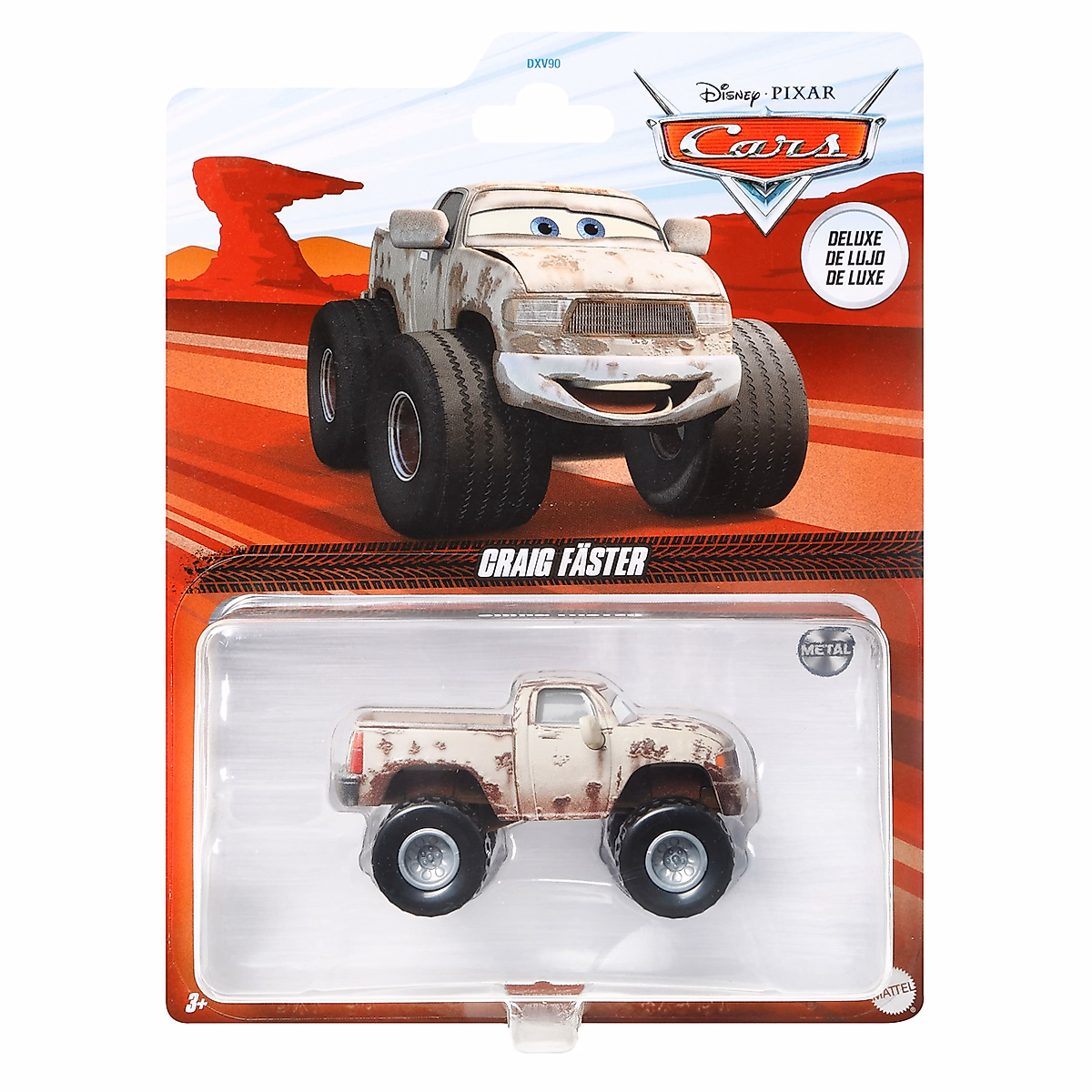 Disney Pixar Cars Deluxe Vehicles, 1:55 Scale Die-Cast Character Cars, Collectible Toy Gifts for Kids Ages 3 Years & Older​