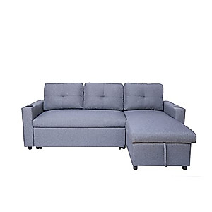 Devion Furniture LFD Sofabed, Gray