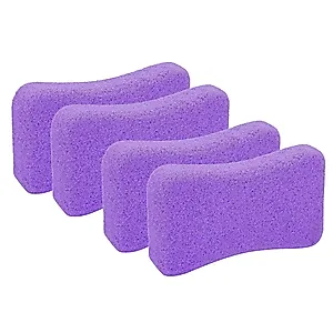 Pumice Stone for Feet, 4pcs Callus Remover and Foot Scrubber Pedicure Exfoliator Tool Hard Skin Callus Remover and Scrubber Portable Foot File Exfoliation to Remove Dead Skin()