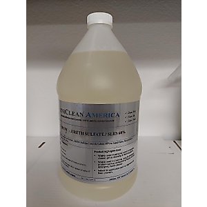 Sodium Laureth Sulfate - Sodium Lauryl Ether Sulfate - SLES 60% - UniClean America - Made in USA - Size: 64 fl oz