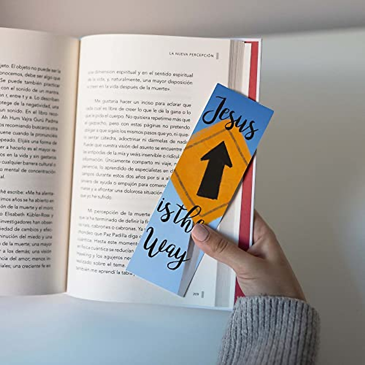 Jesus is The Way, John 14:6, Bulk Pack of 25 Christian Bookmarks for Kids, Childrens Bible Verse Book Markers, Sunday School Prizes with Memory Verses, Scripture Gifts for Kids & Youth