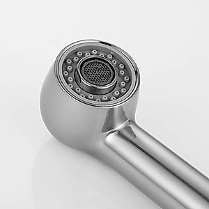 Bainser Kitchen Faucet Sprayer Head with 2 Modes, Pull Out Faucets Spray Head Replacement Kitchen Faucet Spout, Handheld Shower Head for Kitchen/Bathroom Tap, Brushed Nickel