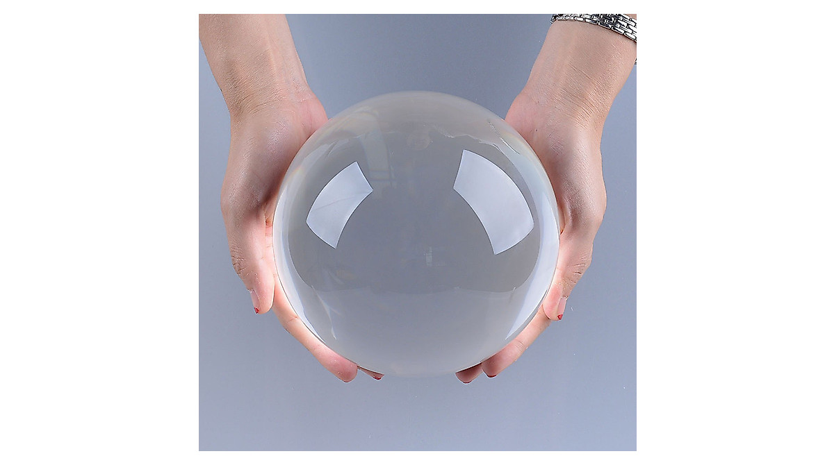 LONGWIN 150mm Crystal Ball with Stand for Divination