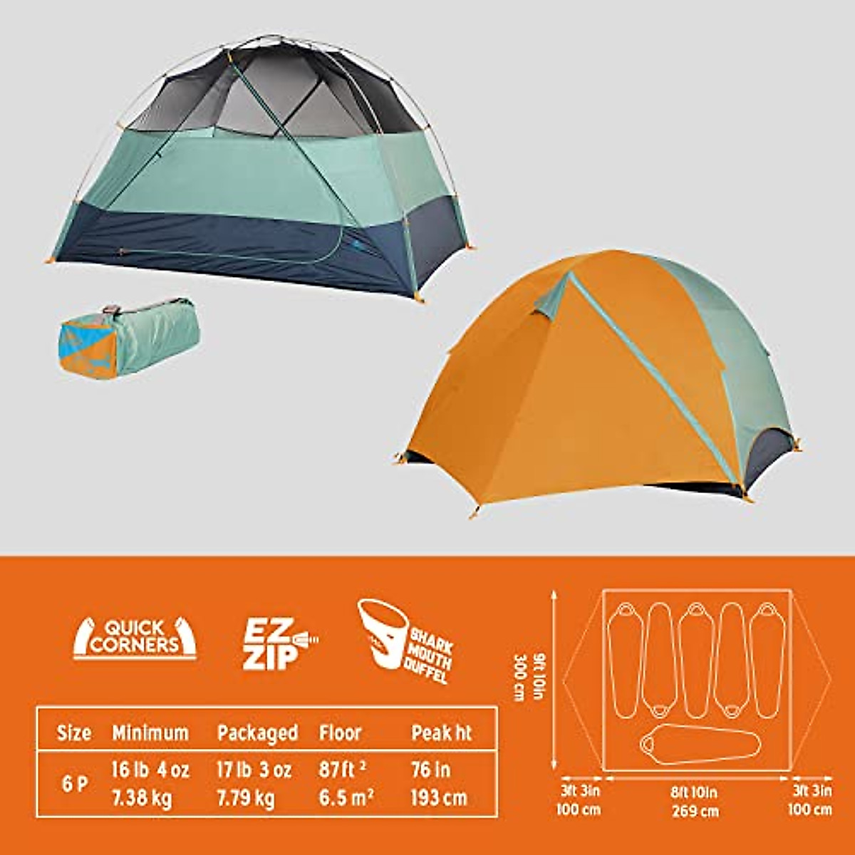 Kelty Wireless - Freestanding Camping Tent - 2 Person