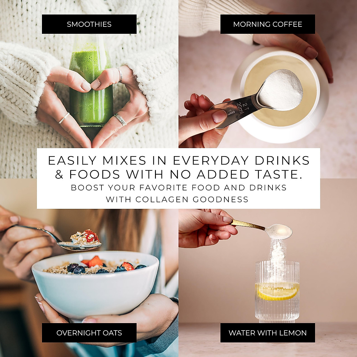 CORREXIKO Marine Collagen Powder Supplement Unflavored - 10,000mg Double Hydrolyzed Collagen Peptides per Serving - Formulated for Maximum Absorption - Hair, Skin & Nails - 5oz, 14 Servings