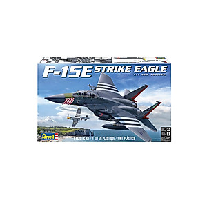 Revell Level 5 Model Kit Mcdonnell Douglas F-15E Strike Eagle Aircraft 1/72 Scale Model