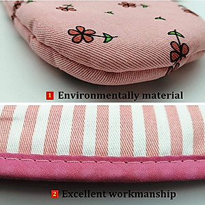 candygirlft Oven Mitts, Heat Resistant Oven Gloves with Quilted Cotton Lining, Baking Mitts for Barbecue, Cooking, Baking, BBQ, Mimicrowave (Pink)
