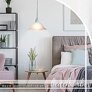 Huquary Lamp Shades for Floor Lamps 12.2 x 4.92 x 1.65 Inches Alabaster Glass Lamp Shade Lamp Antique Elegant Cover Light Fixture Shade Light Fixture Replacement