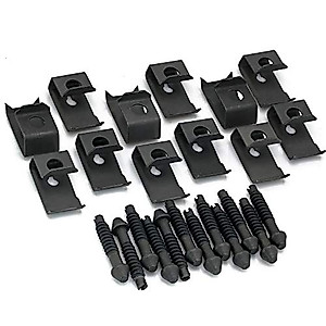 Vance 12-pack U-Channel Clips for Top Mounting Sink in Extra Thick Counter Tops