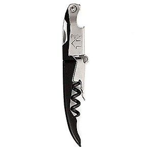 Metrokane, Rabbit Zippity 2-Step Waiter's Corkscrew, Black or Red (Colors May Vary)