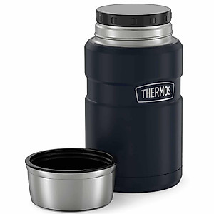 THERMOS Stainless King Vacuum-Insulated Food Jar , 24 Ounce, Slate