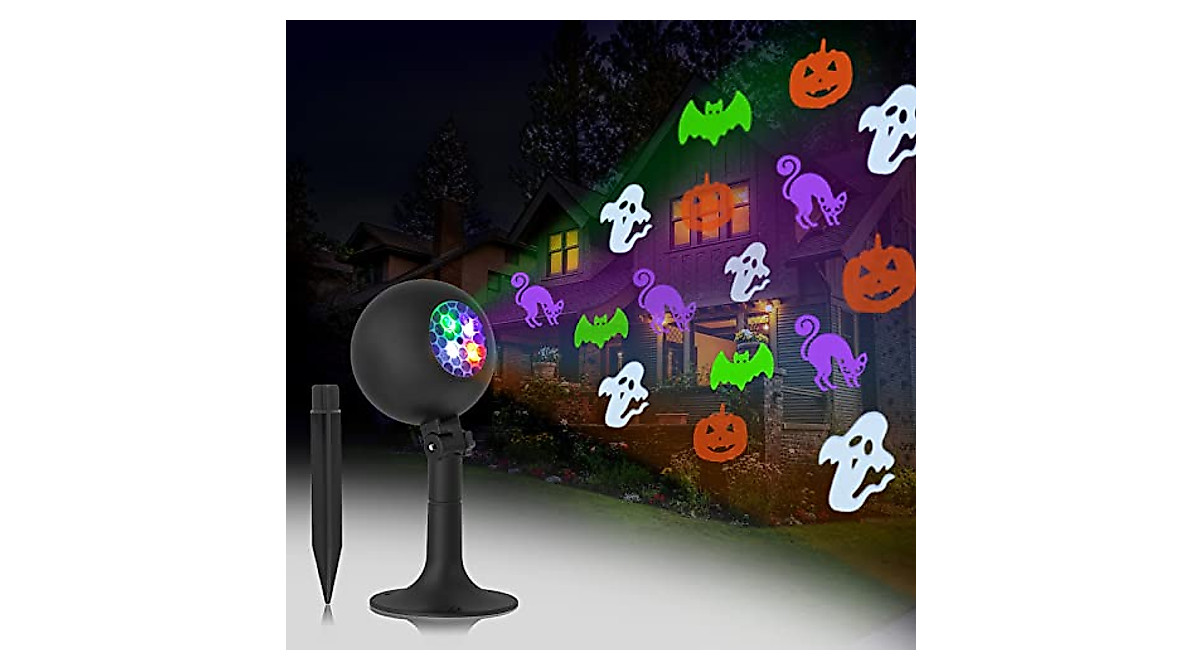 Halloween LED Projector Lights - Dynamic 4 Patterns