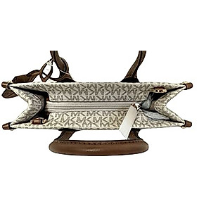 Michael Kors Women's Mirella Small PVC Top Zip Crossbody Bag