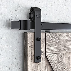 Newhome Barn Door Hardware Kit L: 79" Fit 38" Wide Door Panel