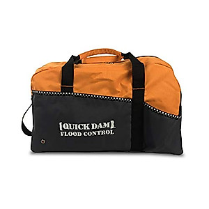 Quick Dam QDDUFF17-4 Barriers 17ft Flood Barrier Duffel Kit, 17-ft 4 Pack, Black, 4 Piece