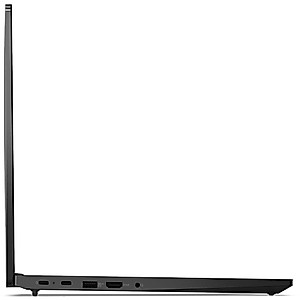 Lenovo ThinkPad E16 Gen 1 2023 Laptop 16" WUXGA IPS Touchscreen 10-Core Intel i7-1355U 40GB DDR4 1TB SSD Iris Xe Graphics Thunderbolt 4 Wi-Fi 6 Backlit KB Fingerprint Windows 11 Pro w/ONT 32GB USB