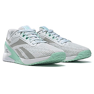 Reebok Womens Nano X1 Cross Trainer (10, Pure Grey 1 / Hint Mint/Pure Grey 3, Numeric_10)