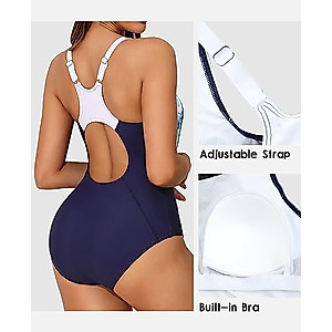 beautyin Swimsuits for Women Ladies Teens Girls Athletic One Piece Bathing Suit Swimwear