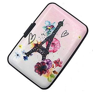 BFL RFID Credit Card Holder for Women or Men, Theft Proof Credit Card Holder, Slim Design Fits in Pocket (Tower)