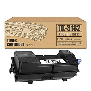 1 Pack Black TK-3182 TK3182 1T02T70US0 Toner Cartridge Replacement for Kyocera ECOSYS M3655idn P3055dn -by Ferruprint