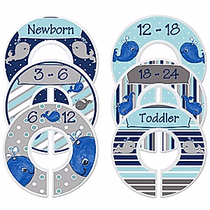 Mumsy Goose Baby Closet Dividers Nursery Closet Dividers Closet Organizers Whales