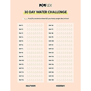 POPFLEX by Blogilates Starry Night Water Bottle - 64 Oz. Insulated Water Bottle for Ice Cold Liquids - Cute Sweat Proof Stainless Steel Water Bottle - Easy Crystal Clear Flip Top Straw, Leak Proof Lid