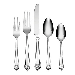 Oneida Eave 20 Piece Everyday Flatware, Service for 4, 18/0 Stainless Steel, Silverware Set