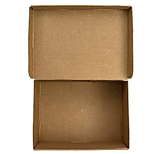 SHOE BOXES - 10 PACK - 12.5" x 9" x 5", HEAVY DUTY One-Piece Design With Lid