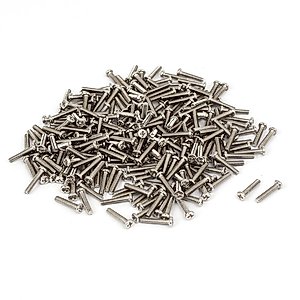 Aexit PM2x10mm Nickel Cleaning & Repair Plated Round Head Phillips Notebook Laptop Computer Computer Screws Screw 300pcs