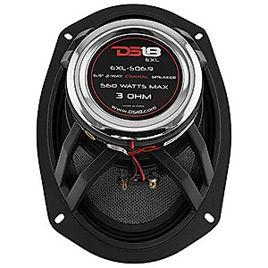 DS18 EXL-SQ6.9 6x9 Car Speakers High Sound Quality Glass Fiber 2-Way Coaxial with Sleek Compact Design Providing Superior Bass Response, 560 Watts - Set of 2
