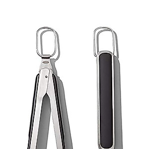 OXO Good Grips Grilling Tools, Tongs and Turner Set, Black