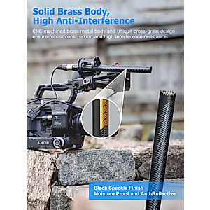 SYNCO XLR Shotgun Microphone, Shotgun Mic D2 Hyper Cardioid Directional Condenser Mic with XLR Connector, Video/Audio Recording for Camcorders, Shotgun-Microphone-XLR-Condenser-Mic