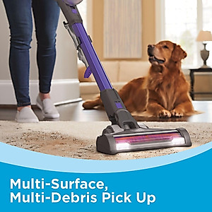 BLACK+DECKER Powerseries Extreme Cordless Stick Vacuum Cleaner for Pets, Purple (BSV2020P)