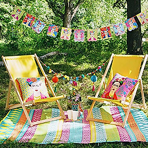 Talking Tables Boho Party Decorations | Boho Pom Poms Garland | Great For Room Décor, Birthday Party, Baby Shower, Wedding And Bridal Shower