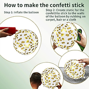 Sage Green White Gold Balloons, 50pcs Olive Green Gold Metallic Sand White Balloons with Gold Confetti Balloons for Wedding Baby Shower Bridal Shower Safari Birthday Party Decorations