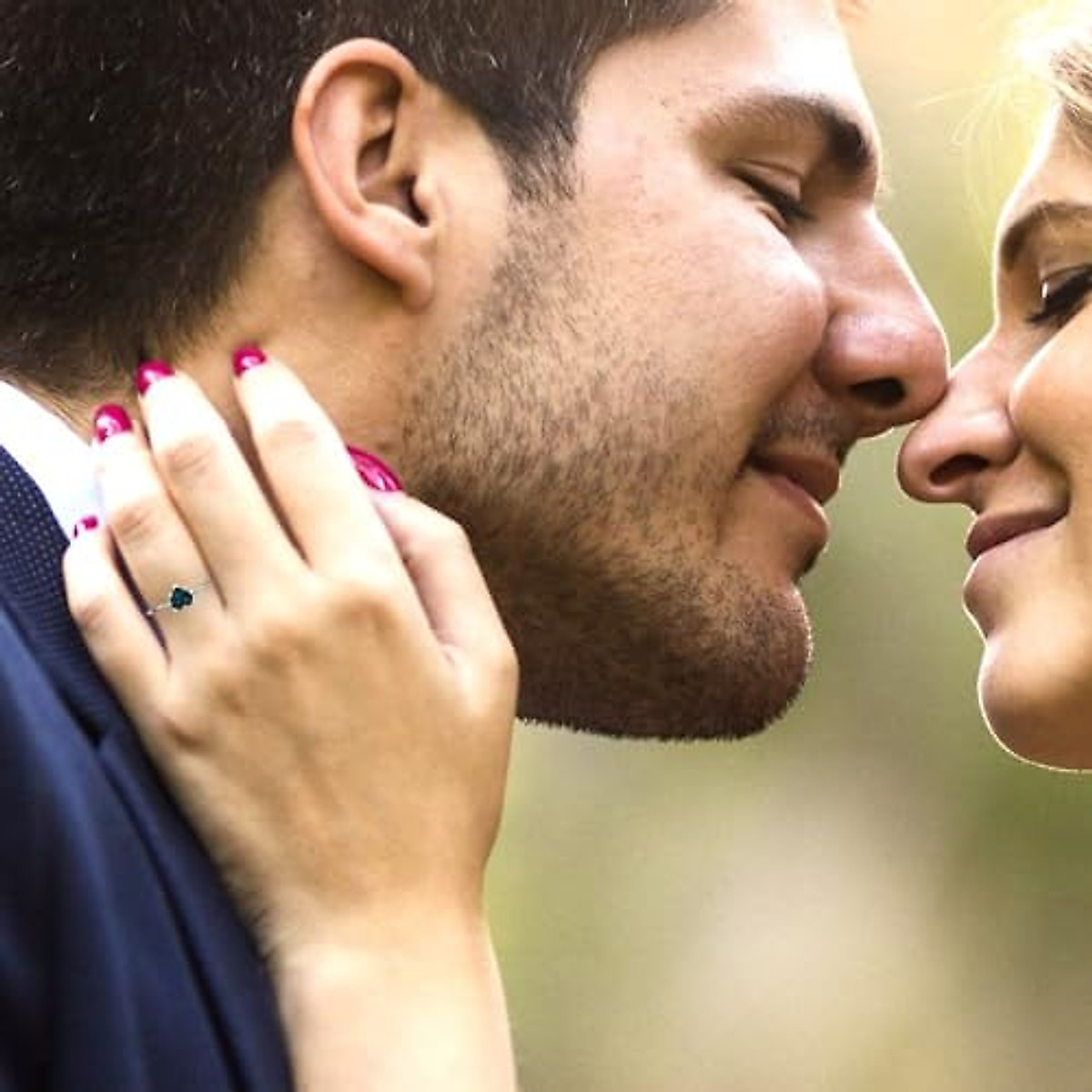 Clara Pucci 1.0 ct Heart Cut Solitaire Natural London Blue gemstone Bridal Wedding Anniversary Engagement Ring Real 14k White Gold