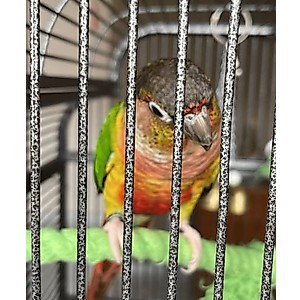 Bird Stand Perch U Shape Bird Perch Stand Toy,Hemp Rope Material Parrot Stand Platform Accessories Exercise Toys for Birds and Parrots Natural Bird Cage Toys Supplies for Small Medium Birds