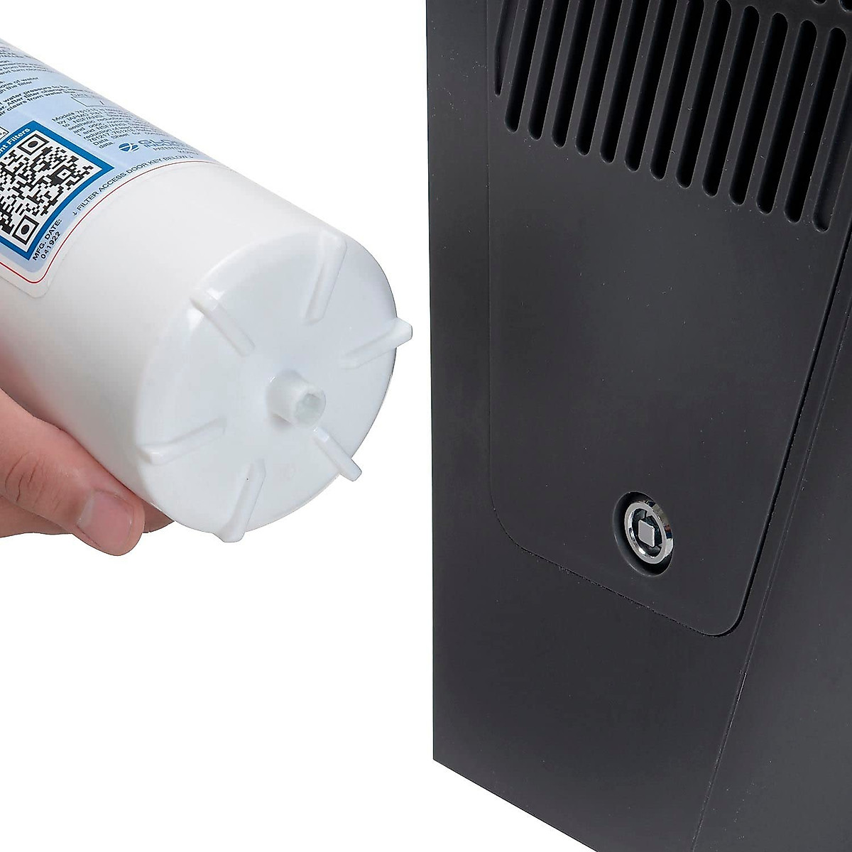 Global Industrial Global Pure Replacement Water Filter, Compatible with Elkay Water Fountain Filters 51300C, 3 Pack