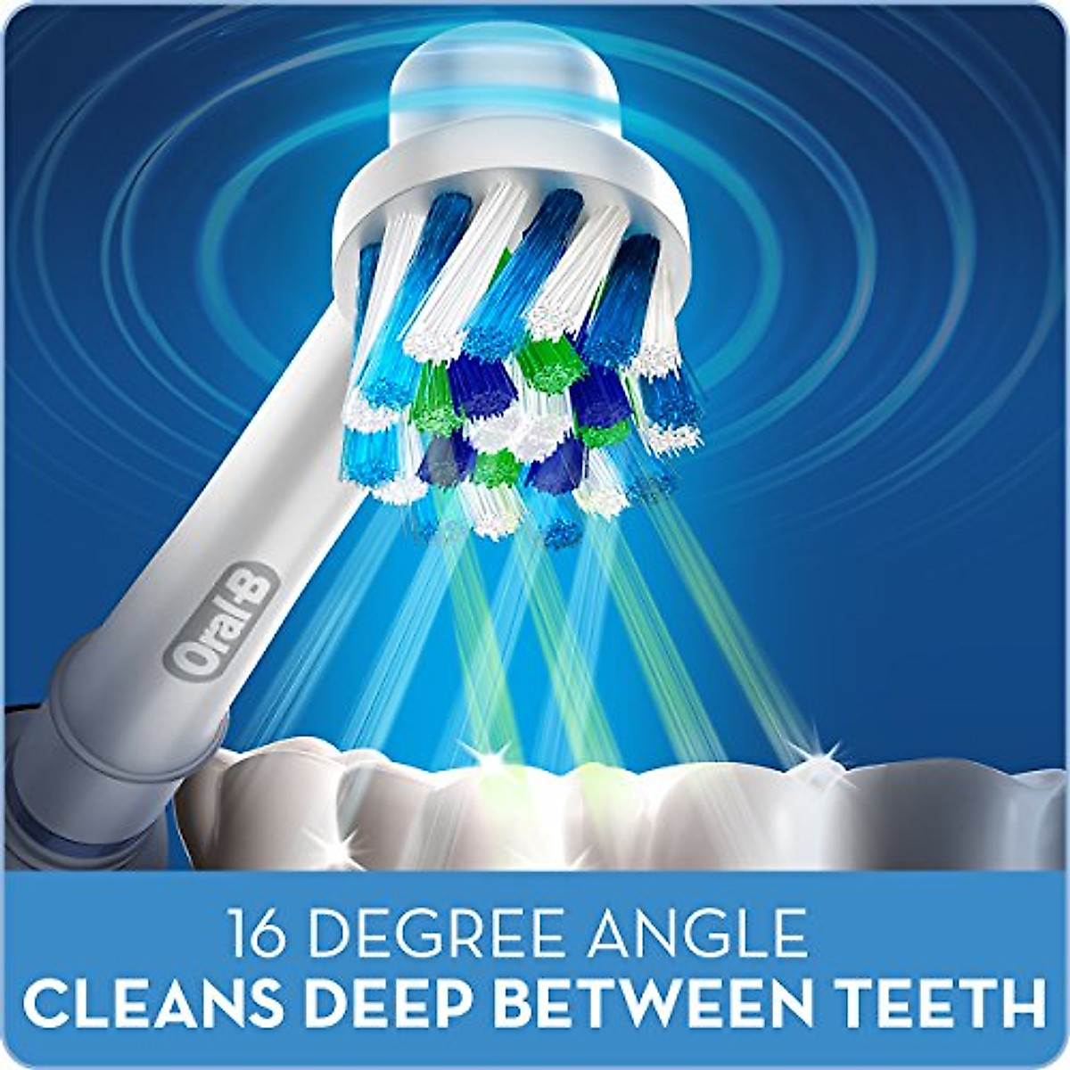 Oral-B Cross Action Electric Toothbrush Replacement Brush Heads Refill, 3 Count