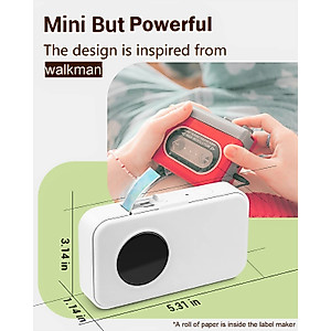 Phomemo Label Makers D35 Laberler, Bluetooth Portable Sticker Printer, D30 Label Maker 2023 Version,Support Pre-Cut/Continuous Paper,Home,Office Organization,Gift