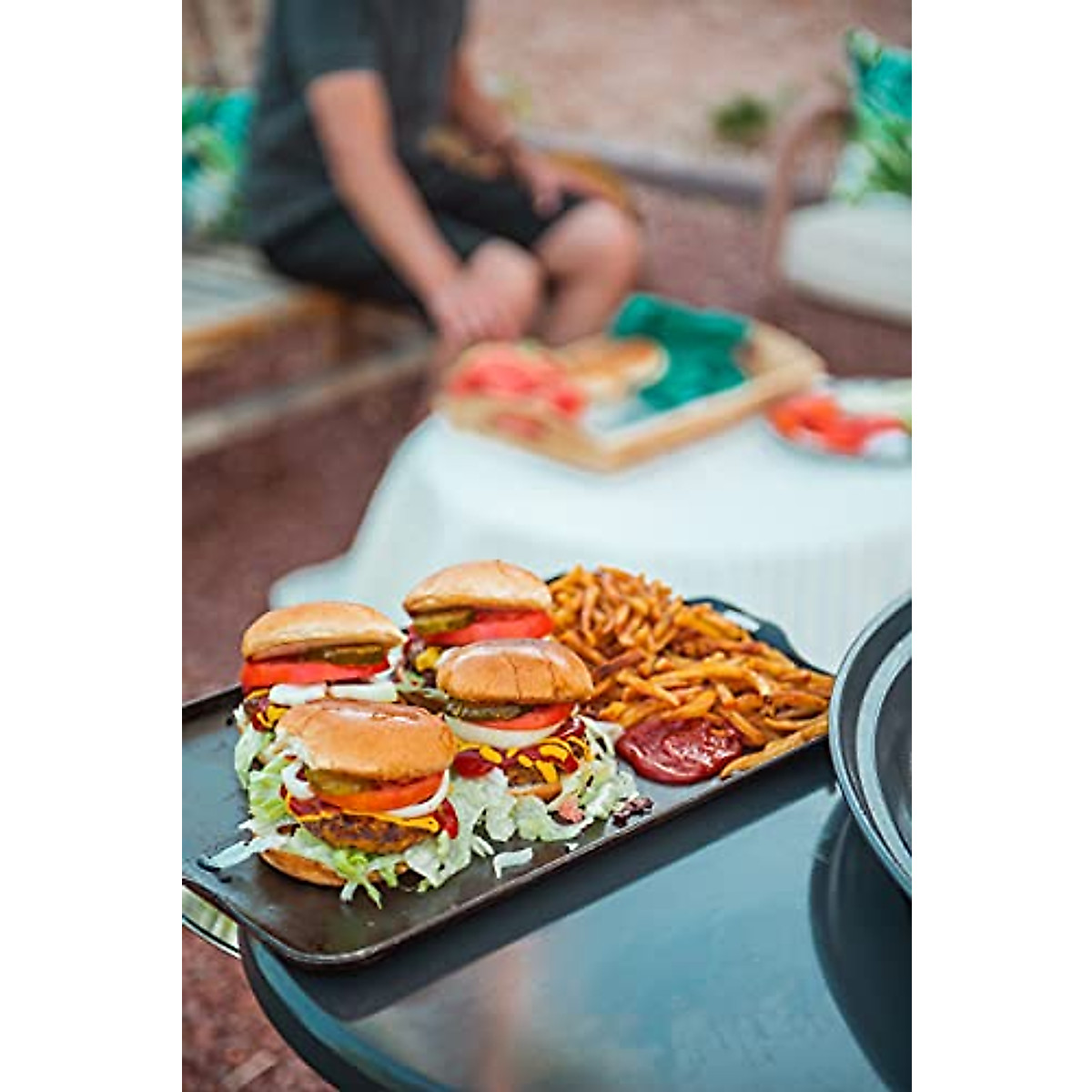 Cuisinart CGG-888 Outdoor Stainless Steel Lid, 360° Griddle Cooking Center