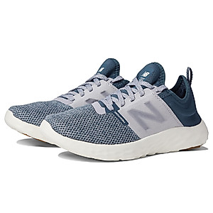 New Balance Women's Fresh Foam Sport V2 Running Shoe, Whisper Grey/Deep Ocean Grey, 9.5