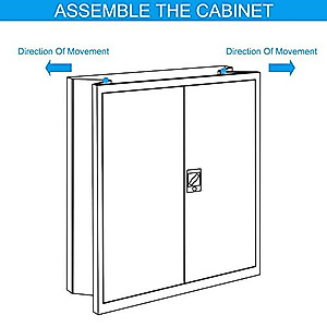 LUCYPAL Metal Storage Cabinet with Wheels,Lockable Steel Storage Cabinet with Doors, Mobile Metal Storage Cabinet with Adjustable Shelf, Metal Filing Cabinet for Home Office,Garage,Black