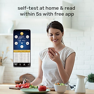 MbH blood glucose diabetic monitoring test strips 25 single pack in Procheck Smartphone dongle Home health test Quick, Simple&Easy-to-Use, Clear Easy to Read Results-Android System Type-C & iOS System