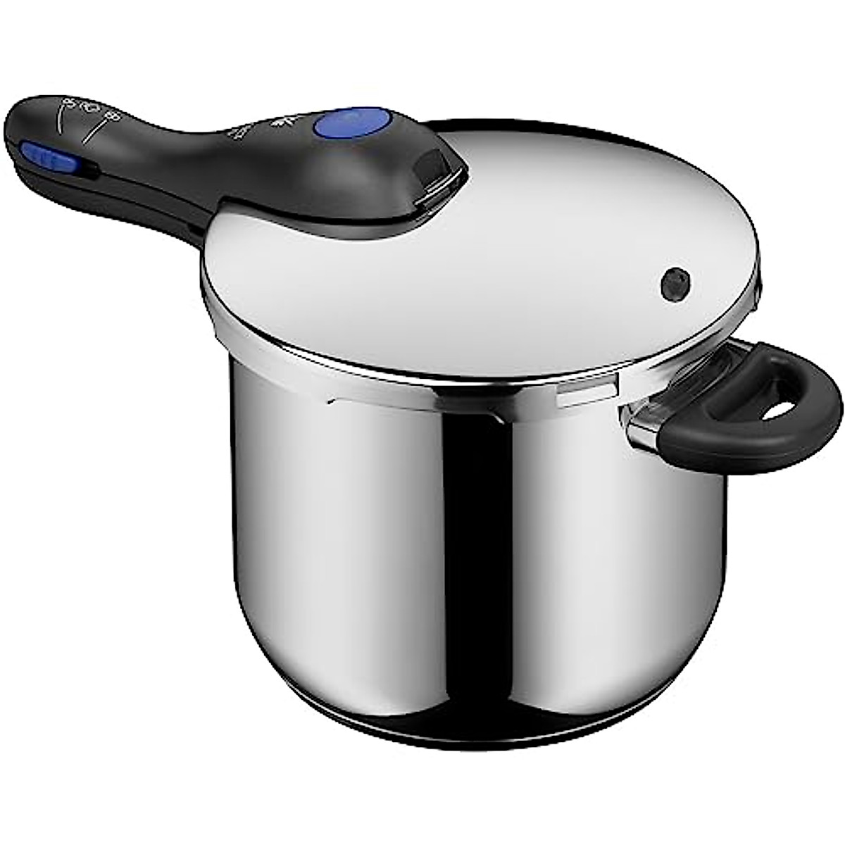 WMF Perfect Plus – Quick Cooker Diameter 22 cm Diameter of 6 Litres and a Half with Flame Protection Cromargan Stainless Steel for Induction