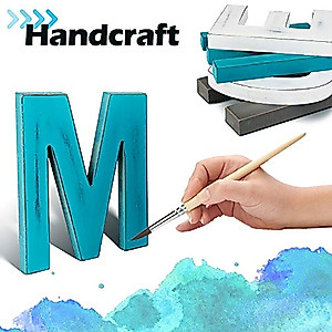 Solution4Patio Wooden Home Signs with Back Hanging Holes, Freestanding Cutout Words Table Centerpiece, Rustic HOME Letters for Living Room, Home Decor #D305A00