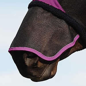 WeatherBeeta ComFiTec Durable Mesh Mask with Nose Black/Purple Full