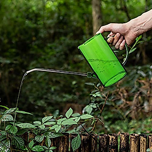 TEHAUX Watering Can Shower Pot Plastic Stainless Steel