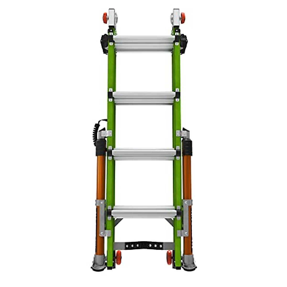 Little Giant Ladder Systems Conquest 2.0 All-Terrain, M17, 17ft, Multi-Position Ladder with Adjustable Outriggers, Fiberglass, Type 1A, 300 lbs Weight Rating, (17107-001)
