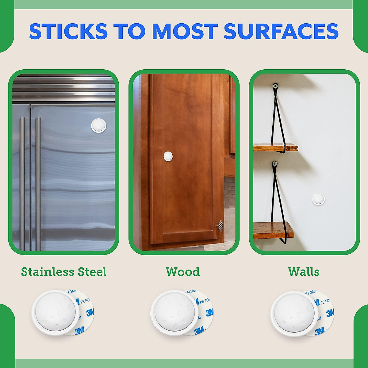 Eco-Baby Magnetic Cabinet Locks (20 Locks & 3 Keys) and Two Pack Replacement Magnetic Key Bundle Child Safety for Drawers and Cabinets - Kitchen Child Proof Cabinet Locks - Baby Proofing Safety